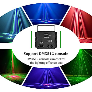 UV Dj Lights 100W Bee Eye Strobe Stage Light Disco Light DJ Light with Beam Pattern Strobe Effect, Remote and DMX Control for Stage Wedding Bar Karawa Church Disco Show Party Lights...
