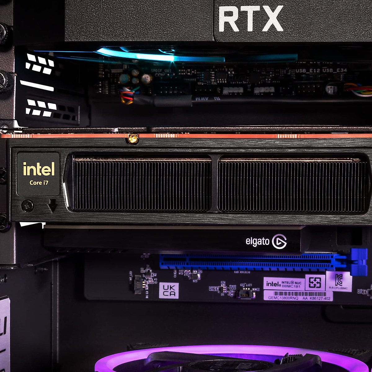 CLX HATHOR Dual Gaming/Streaming PC - PC1: Intel Core i9 13900KF 3.0GHz, GeForce RTX 4090, 1TB SSD, 6TB HD, 64GB DDR5 RGB Memory, PC2: Intel NUC 12 i7 Compute Element