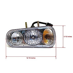 Universal HALOGEN HEADLAMP LIGHT KIT for Boss Curtis Western Blizzard Snowdogg by The ROP Shop