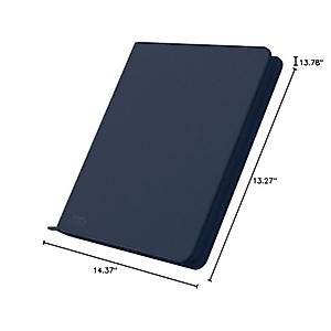 Ultimate Guard Zipfolio 480 – 24 Pocket XenoSkin (Quadrow) Blue