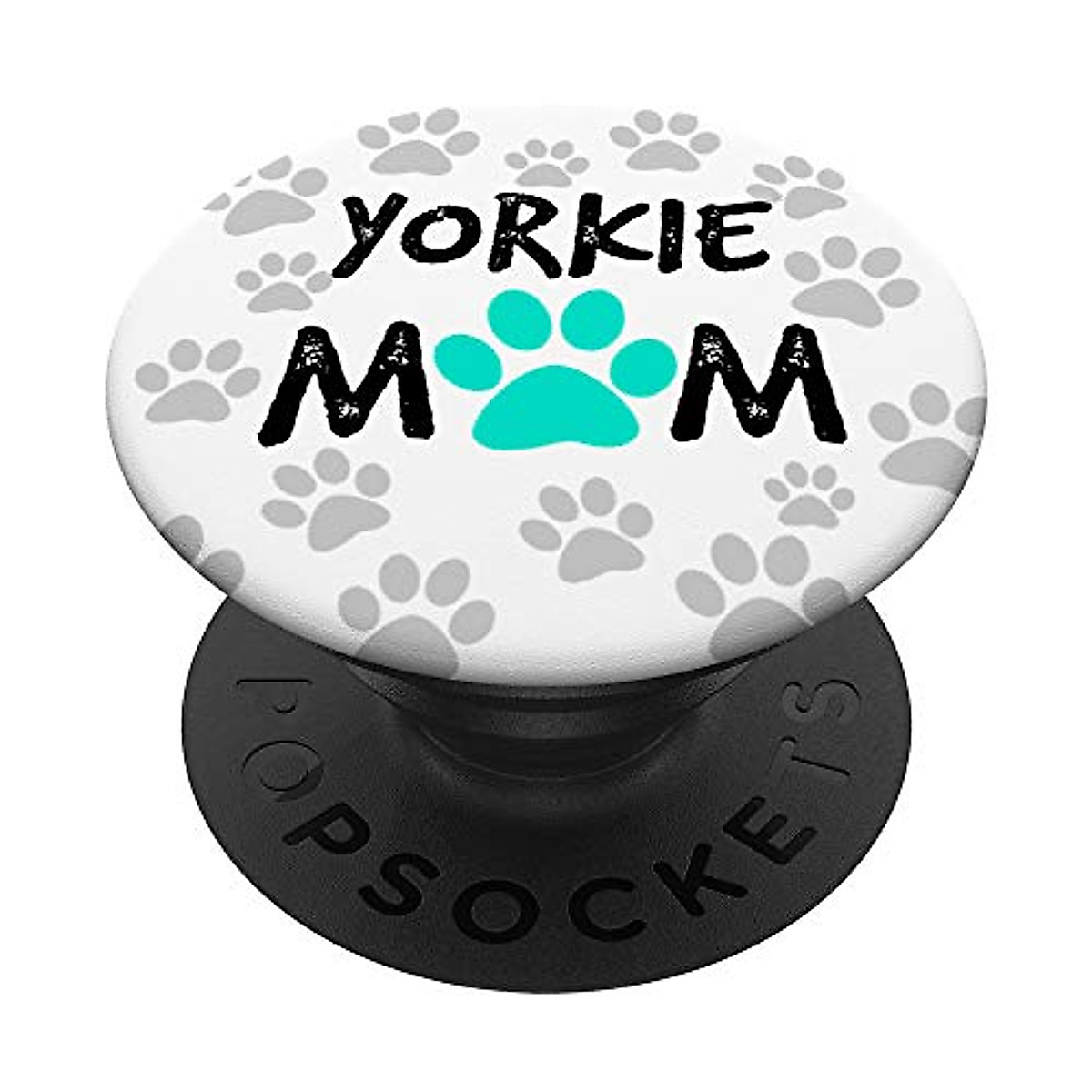Yorkie Mom Womens Phone accessory Yorkshire Terrier dog gift PopSockets PopGrip: Swappable Grip for Phones & Tablets