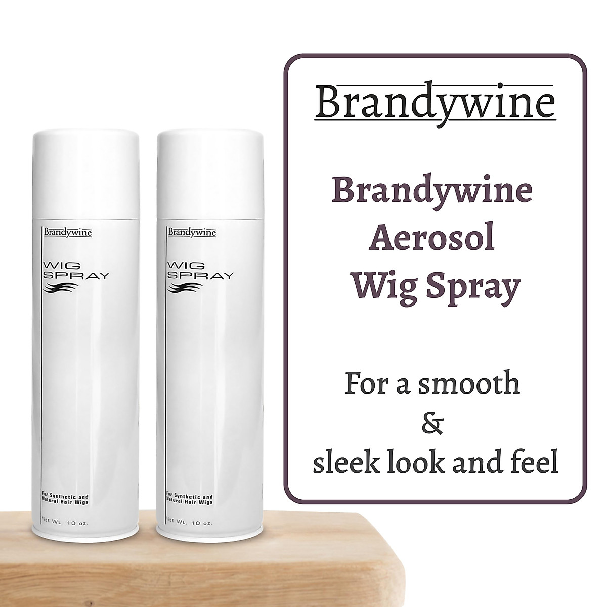 Brandywine Wig Spray, Aerosol, 10 Ounce (2-Pack)
