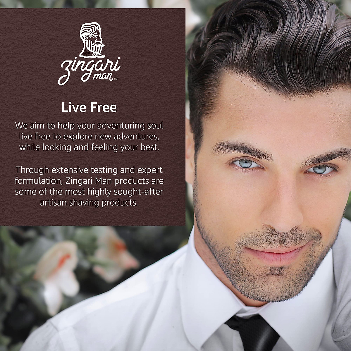 Zingari Man - The Nomad Recovery Splash - Mens Skin Care Aftershave Products - Moisturizer and Body Lotion Wash - Hydration Primer With Cologne and Oil Blend - Sensitive Shaving Treatment