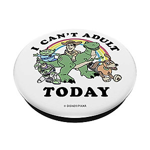 Disney Pixar Toy Story Toy Friends I Can't Adult Today PopSockets PopGrip: Swappable Grip for Phones & Tablets