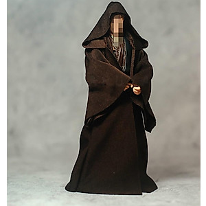 SSbeauty M 1:12 Scale Fabric Cape Robe Coat with Hat for 6" 6 inches Body Action Figure Clothes (no Figure)