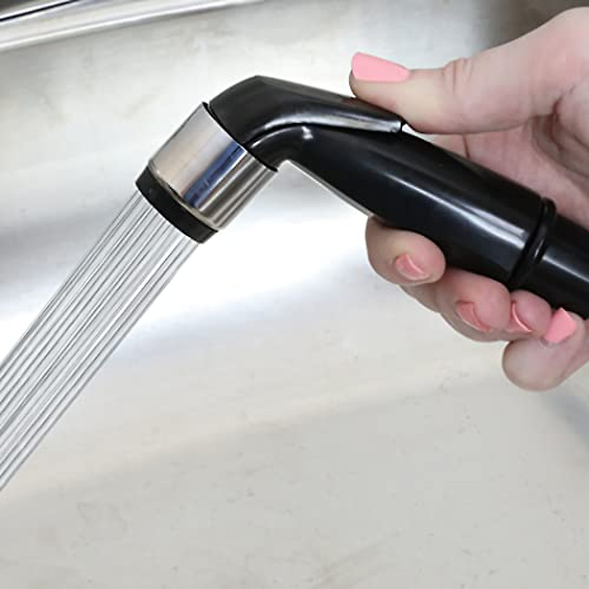 Danco 10345 9D000 Faucet Side Spray Head, Black