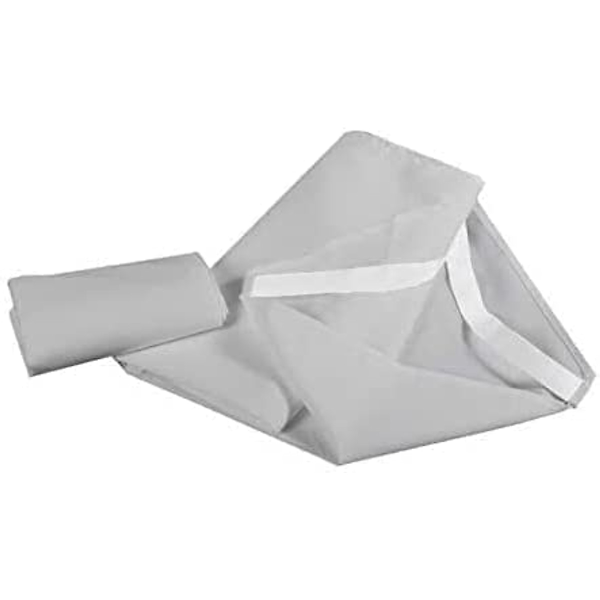 Preschool Cot Sheets Toddler Daycare/Pre-School Cot Sheet Corner Elastic Loops Cot Bed Fitted Sheet/Children's Naptime Cot Sheet- Light Grey Solid- 23" W X 47" L - Pack of 8