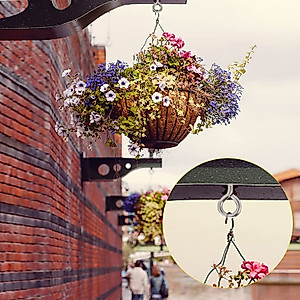 Axe Sickle 2 Inch Screw Eyes Metal Eye Hooks Small Eyelet Screws, 30 Pcs