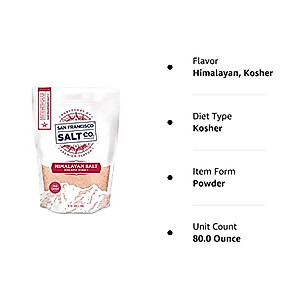 Sherpa Pink Himalayan Salt - 5 lbs. Fine Grain