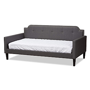 Baxton Studio Daybeds, Twin, Grey
