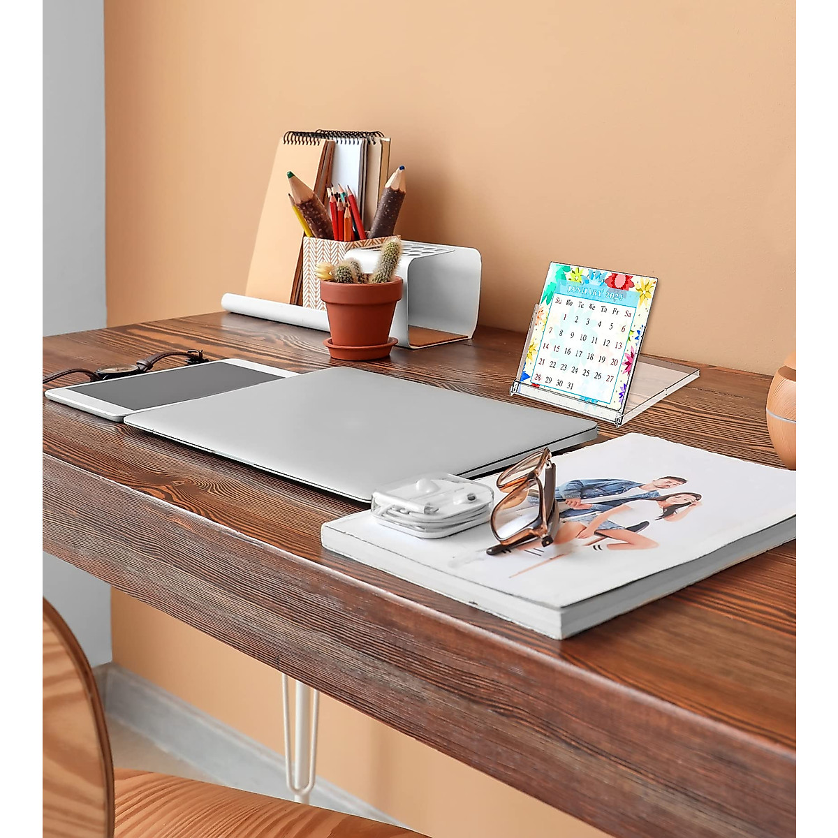 2024 CD-Style Desk Calendar 12 Months Calendar/Planner / (Edition #01)