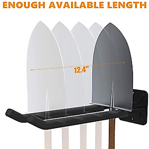 TORACK Garage Hooks Heavy Duty Tool Organizer, Wall Mount Hanger Rack Garage Storage Utility Hooks for Car Tires, Ladders, Chairs, Strollers, Power Tools, Garden Tools (2 Pack, 12.4" Hooks)