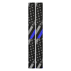 Augenstern Refrigerator Door Handle Covers Thin-Blue-line-Flag-Police Kitchen Appliance Decor Handles