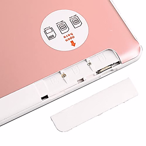 Kufoo Tablet Touch, 10.1 Inch IPS LCD Display Tablet with 3 Card Slots 100‑240V 4G LTE Entertainment (US Plug)