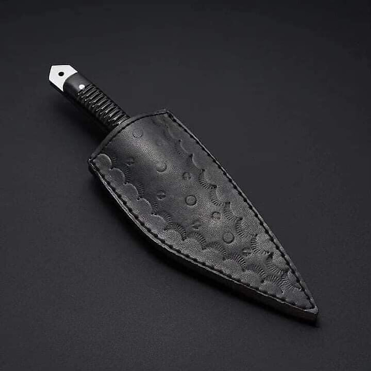 Winwo Custom Handmade Kiridashi Knife,Professional Razor Sharp Hand Forged Japanese Stainless Steel Blade for Woodworking, Marking, Wood Carving, Whittling,Hunting,Survival,Bushcraft, Silver