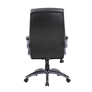Boss Office Products Boss Double Layer Executive Chair, Black (B8661)