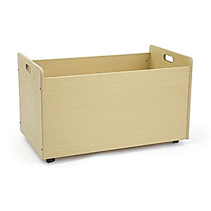 Humble Crew Toy Box with Wheels, Natural (TB234)
