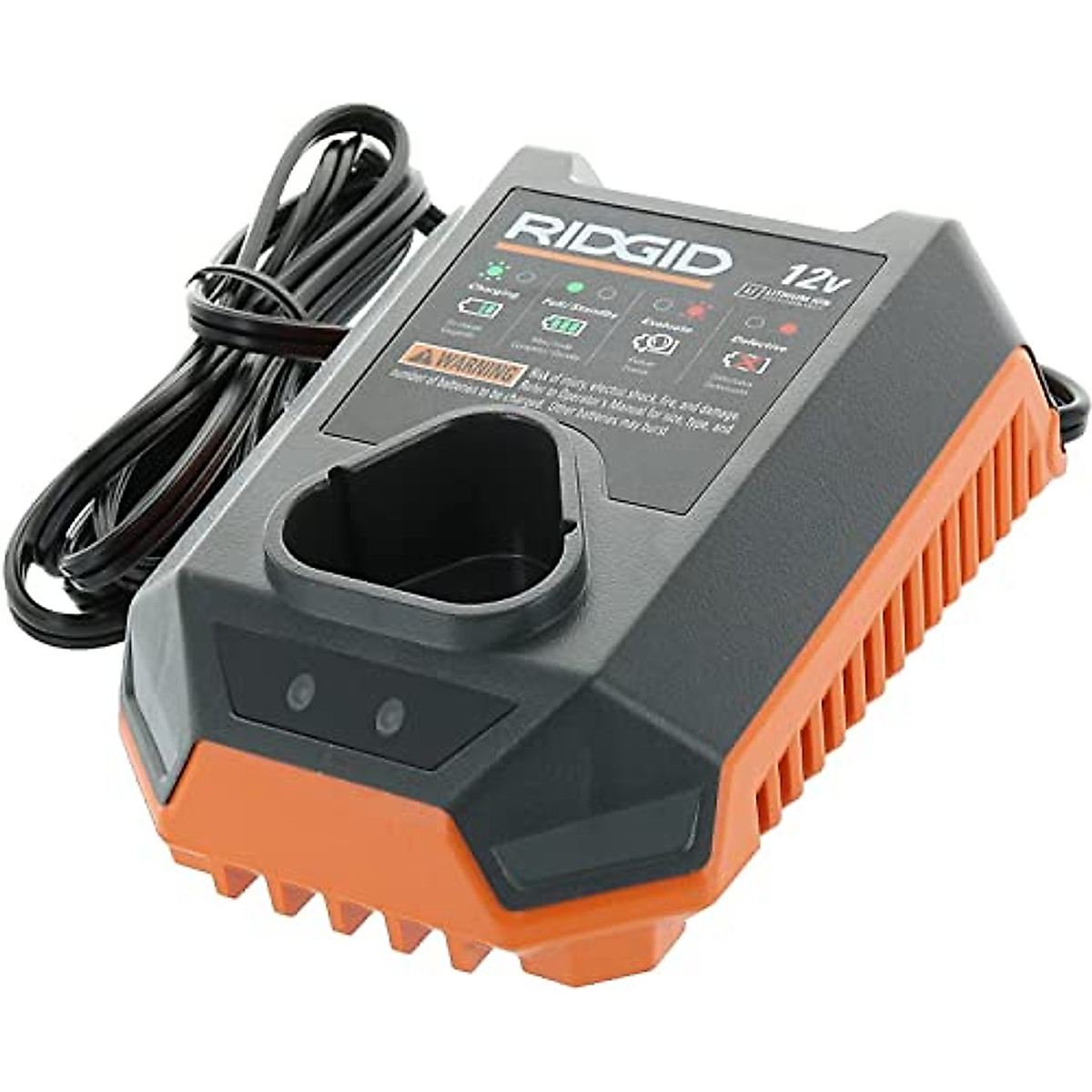 Ridgid R86045 Genuine OEM 12 Volt, 35W, 60Hz Lithium Ion Battery Charger (Battery Not Included, Charger Only)