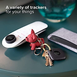 Tile Mate Essentials (2022) 4-Pack (2 Mate, 1 Slim, 1 Stickers)- Bluetooth Tracker & Item Locators for Keys, Wallets, Remotes & More; Easily Find All Your Things.