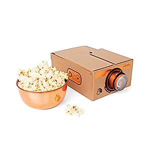 Luckies of London | Portable Smart Phone Projector | Projector Screen for Cell Phone | Bedroom Accessories & Wireless Tech Gadgets | Mobile Phone Accessories / Movie Night Supplies | Copper