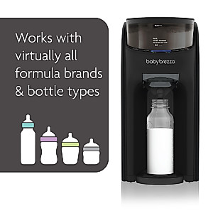 Formula Pro Advanced WiFi Formula Dispenser - Automatically Mix a Warm Formula Bottle From Your Phone Instantly – Easily Make Bottle With Automatic Powder Blending Machine, Black