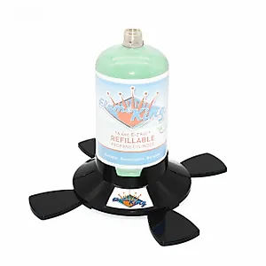 Flame King YSN1LBB Propane Base for 1LB and 1/2LB Propane Canisters for Safety and Stability