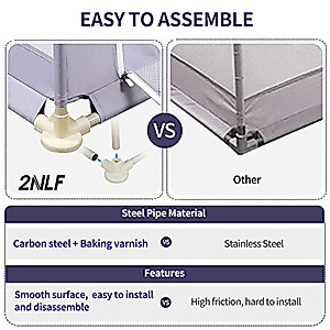 Baby Playpen, 2NLF playpen for Babies and Toddlers, 71 x 59 Inches Extra Large Baby Play Yards with Zoo Print, Infant Safety Gates with Breathable Mesh, Indoor Kids Activity Center, Anti-Fall Baby Pen