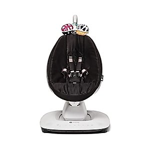 4moms MamaRoo Multi-Motion Baby Swing, Bluetooth Enabled with 5 Unique Motions, Black
