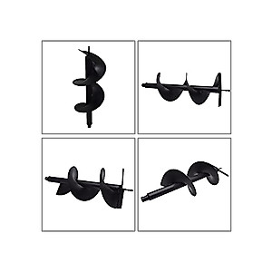 Auger Drill Bit for Planting Hole, 4" 6" 8" 10" 12" Bulb Bedding Digging Post Hole Planting Tool for 3/4" Shaft Auger