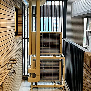 FANOYA Mini Split Stand, Double Levels Ground Stand, for Mini Split Air Conditioners Heat Pump System, Heavy Duty Condenser Stand, Ductless Mini Split Bracket