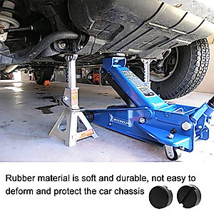 Rubber Jack Pad (Slotted) - Universal, Standard-Size - Frame Rail Protector