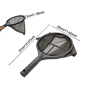 CALIDAKA Pool Skimmer Net Fine Mesh,Swimming Pool Cleaning Tools Leaf Fine Mesh Net Skimmer,Pool Hand Leaf Skimmer Net,Swimming Pool Cleaner Supplies,for Spa, Hot Tub