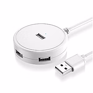 WJCCY USB 2.0 Extender Adapter Branch Computer U Disk Extension Cable Set Extender (Color : White)