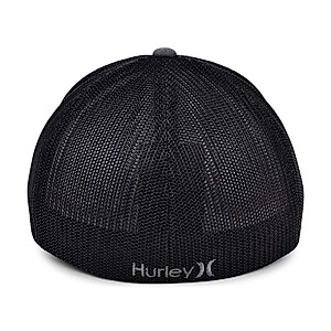 Hurley Icon Washed Flexfit Stretch-fit Hat Black