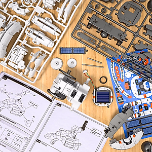 Lucky Doug STEM Projects for Kids Age 8-12, 6-in-1 STEM Solar Robot Kit Space Toys Birthday for Boys Girls Kids Teen 8 9 10 11 12 13 Years Old, Science Kits for Boys