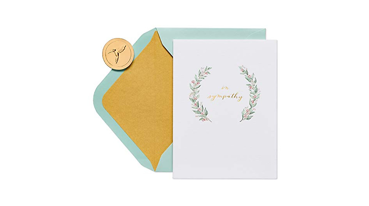 Send Wishes of Peace: Papyrus Premium Sympathy Card