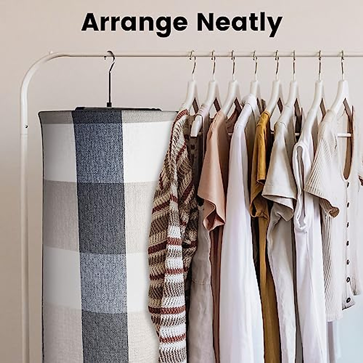 Cabilock 2pcs Spiral Shaped Clothes Drying Rack Stainless Steel Quilt Blanket Hanger Space Saving Laundry Stand Hanger for Bed Sheet Coverlet Bath Towel