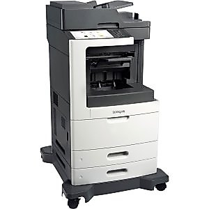Renewed Lexmark MX810de MX810 24T7407 All-in-One Laser Printer Copier Machine w/90-Day Warranty