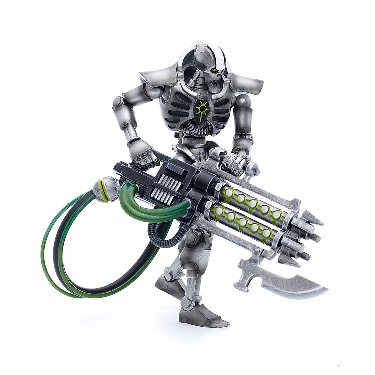 HiPlay JoyToy Warhammer 40K Necrons Sautekh Dynasty Immortal with Gauss Blaster 1:18 Scale Collectible Action Figure