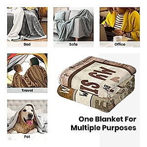 ZWERIVP Gifts for Husband - Husband Fathers Day Birthday Gift - Wedding Anniversary Romantic Gifts for Him - Husband Gifts from Wife - to My Husband Gifts Throw Blanket 60 x 50 inch