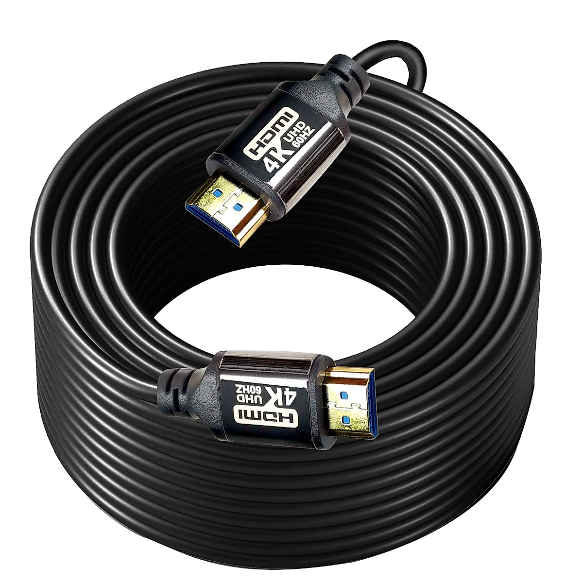 4K HDMI Cable 60ft 2.0 18Gbps,High Speed HDMI Cables 4K60 2K120 1080P eARC HDR HDCP 2.2 2.3 Compatible with Apple TV 4K Sony LG Samsung Xbox Series X RTX 3080 PS4 PS5