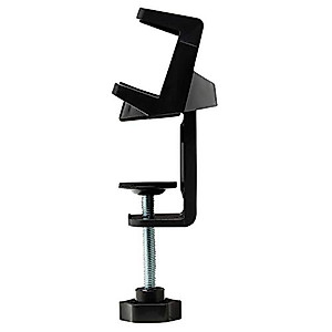 Tripp Lite Power Strip Holder, Desk Clamp Power Strip Mount, Surge Power Strip Clamp Mount for Surge and Power Strips 1.6' - 2.4' Black (CLAMPUSBLK)