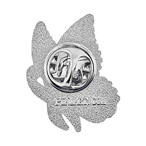 PinMart Domestic Violence Awareness Butterfly Purple Ribbon Enamel Lapel Pin