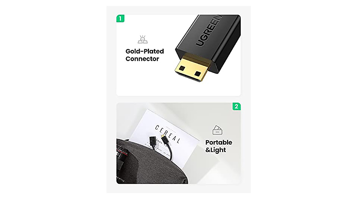 UGREEN Mini HDMI Adapter for 4K HDMI Devices | Seamless Connectivity