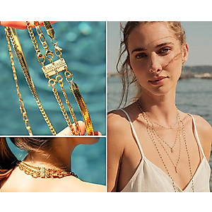 Dailyacc Layering Necklace Clasp,18 K Gold and Silver Separator for Stackable Necklaces