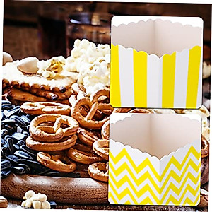 48pcs Popcorn Boxes Popcorn Box Mini Treat Boxes Charcuterie Containers Snack Container Disposable Popcorn Box Empty Popcorn Box Movie Night Party Favor Popcorn Serving Boxes