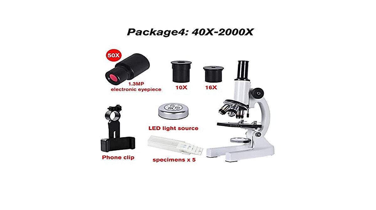 CZDYUF 640X-1280X-2000X Biological Microscope for Education