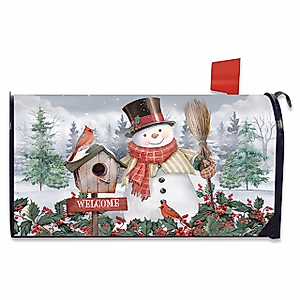 Briarwood Lane Jolly Snowman Welcome Mailbox Cover