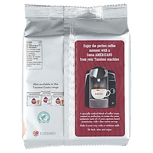 Tassimo Costa Americano 16 T Discs, (Large Cup Size) 16 Servings