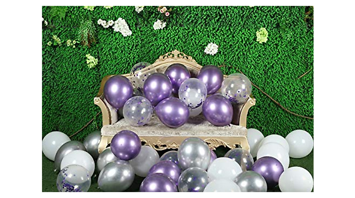 Party Balloons Pack – 50 Latex & Confetti Balloons for Celebrations
